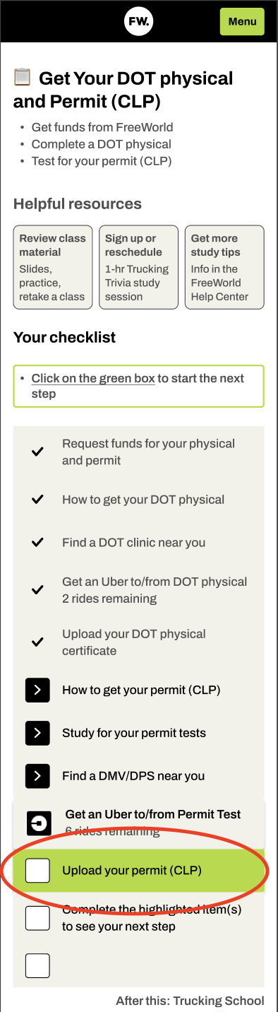 Got Your Permit (CLP)? Here’s What’s Next – FreeWorld