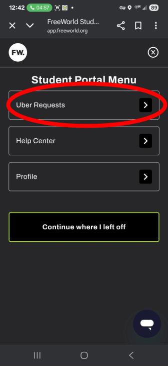 Request Ubers to custom locations – FreeWorld